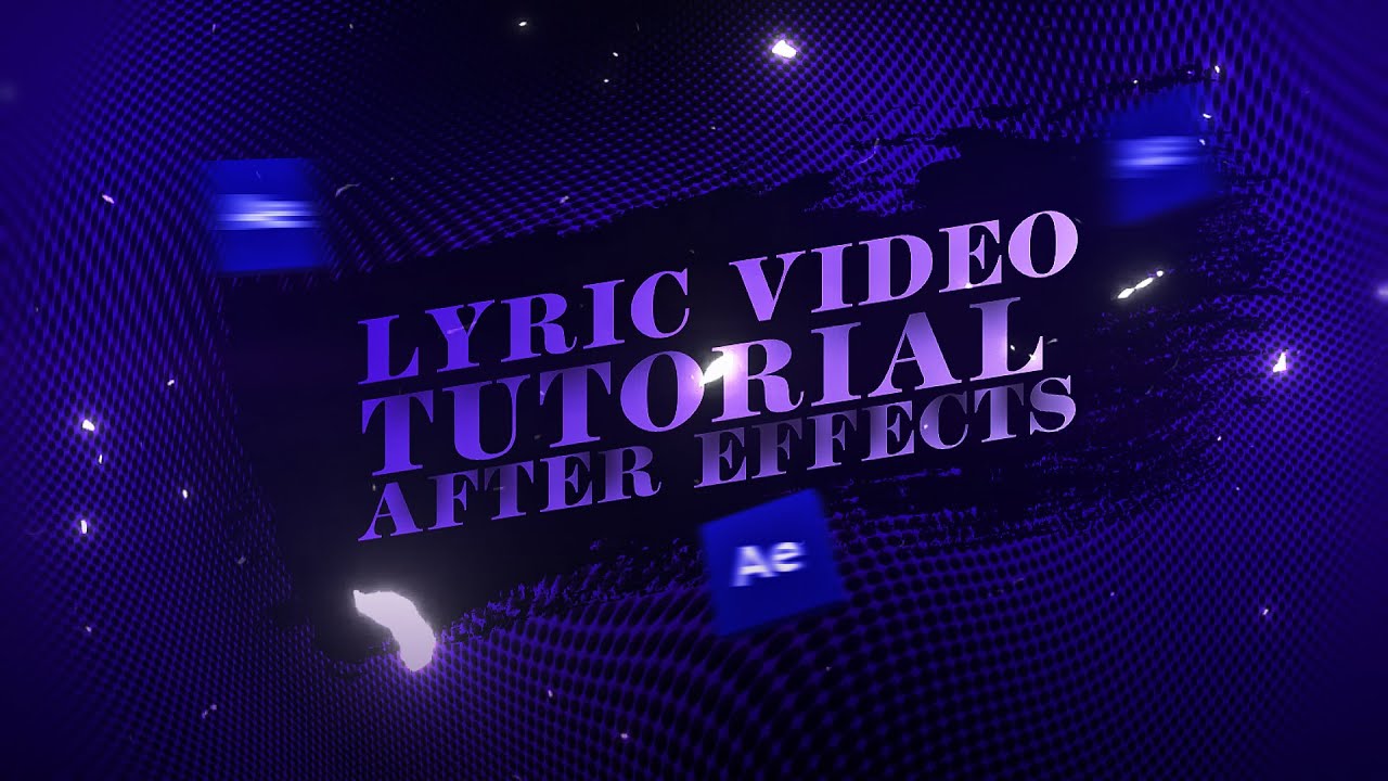 AFTER EFFECTS LYRIC VIDEO TUTORIAL | LYRIC TUTORIAL | MAKE UNIC
