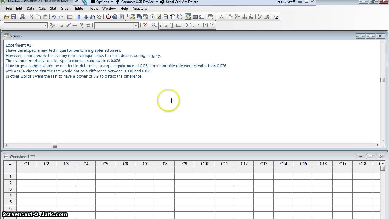 M17 Power Analysis 1 Proportion