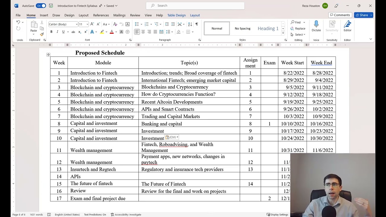 Introduction to Fintech Introduction
