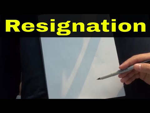 How To Write A Good Resignation Letter-Quitting Your Job