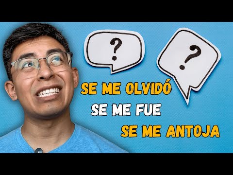 HOW to use SE ME in SPANISH