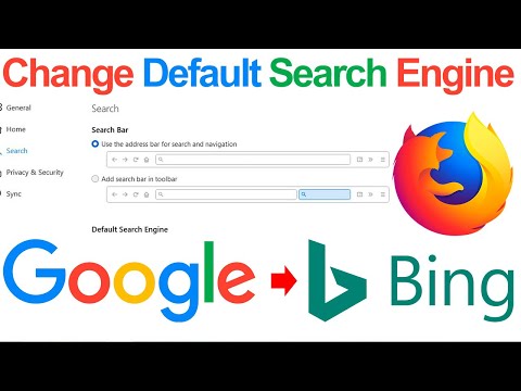 How to change default search engine form Google to Bing in Mozilla Firefox? // Smart Enough