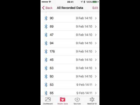 How to connect Xiaomi Mi Band 1s pulse to Apple Health