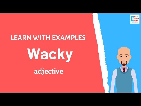 Wacky | Meaning with examples | Learn English | My Word Book