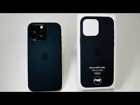 Apple official silicone case for the Iphone 16 Pro Max