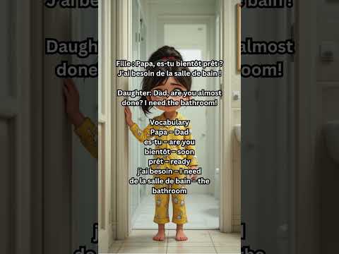 Learn French | Le matin dans la salle de bain (Part 1/4) | The Morning in the Bathroom