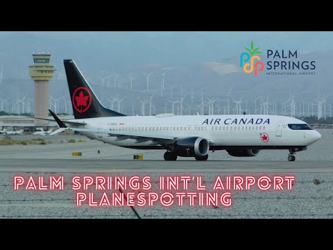 16 Minutes + Of Evening Planespotting At Palm Springs International Airport [PSP/KPSP]