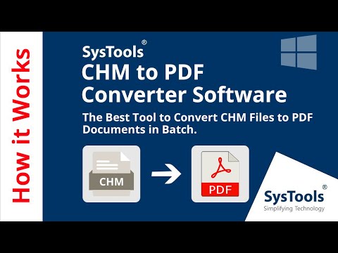 CHM to PDF Converter Tool by SysTools | Bulk Convert CHM Files to PDF | Best CHM to PDF Converter