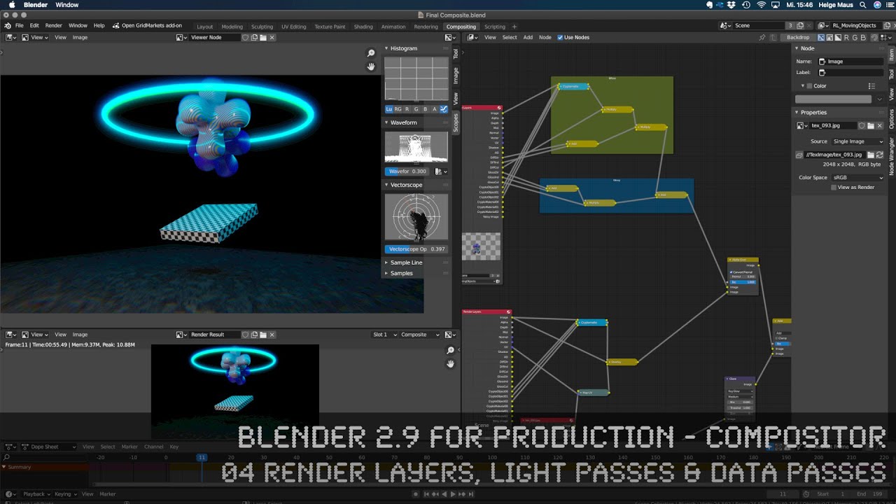 Blender 2.9 for Production - 04 Render Layers, Light Passes & Data Passes
