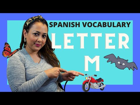 📓Spanish Vocabulary🎬Letter M