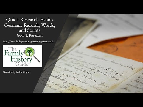 TFHG - German Records, Words, and Scripts