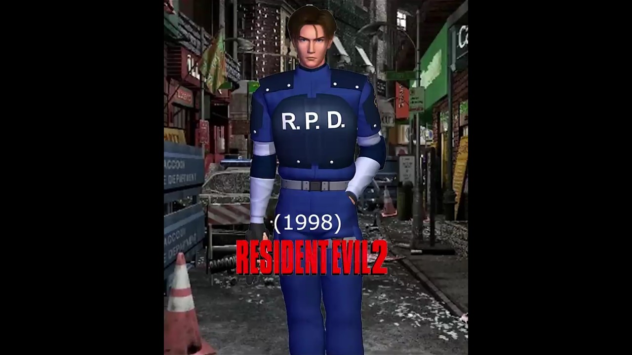 Evolution of Leon Kennedy in Resident Evil Series (1998-2023)
