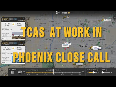 TCAS at work in close call in Phoenix