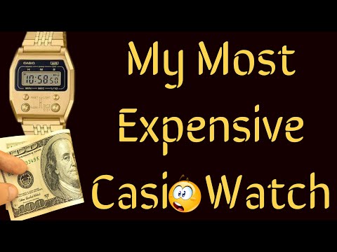 Unboxing The Casio A1100G-5VT Gold Watch