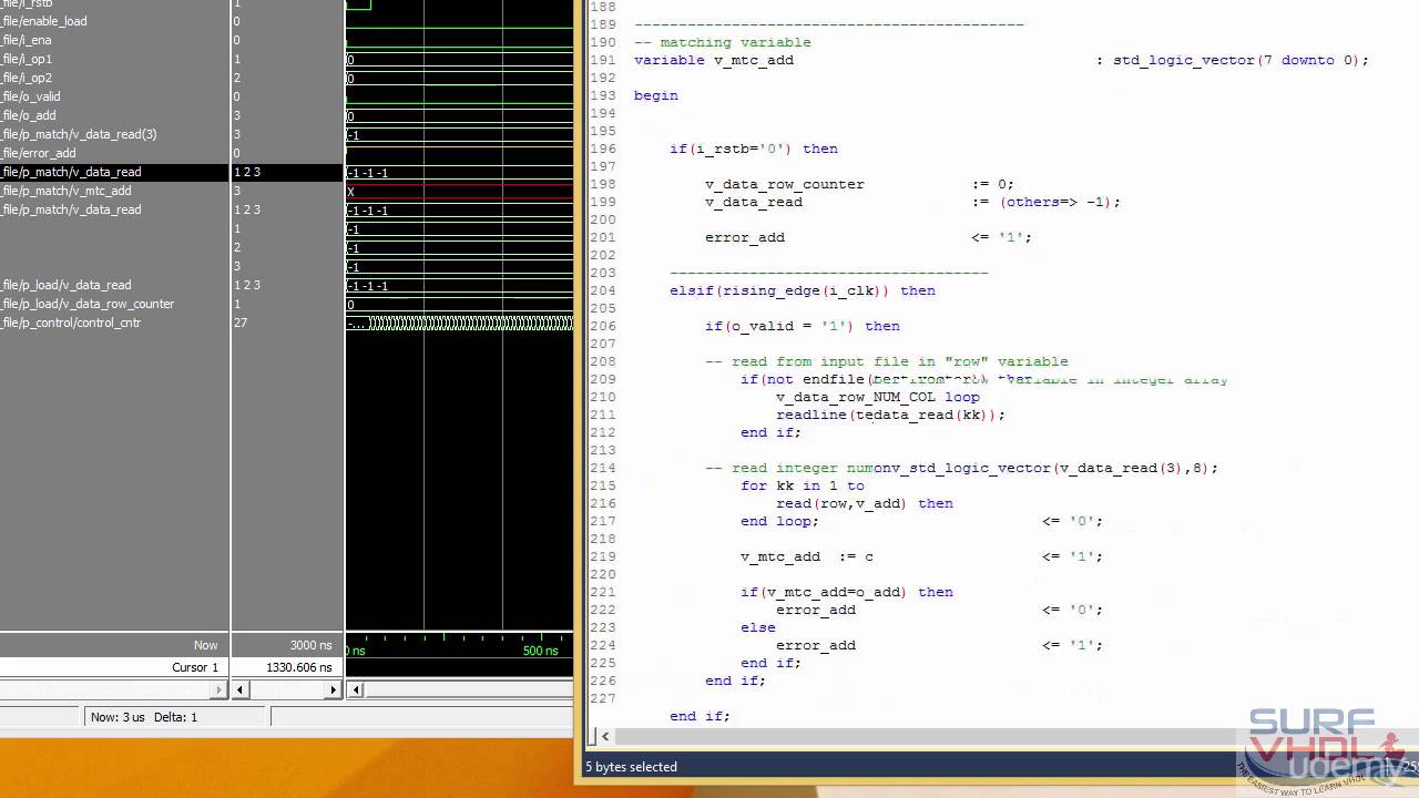 002 Bonus2 Test bench Write to File in vhdl verilog fpga