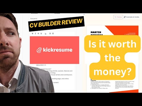 CV Builder Review: KickResume