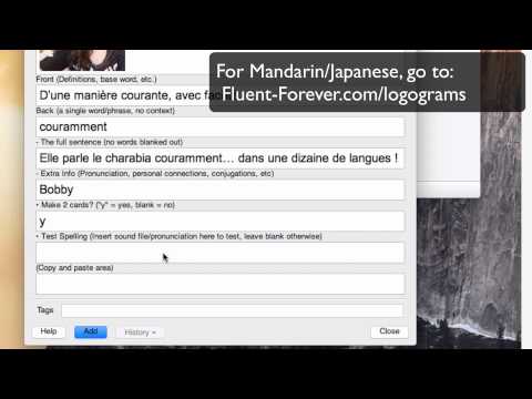 Anki Tutorial 6-Abstract Words and Grammar