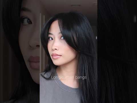 How to cut long curtain bangs. Full video on my channel π«ΆπΌ