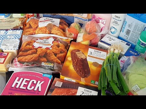 £42 Tesco Grocery haul / Top Up Shop. Grocery Shopping in the UK 2023