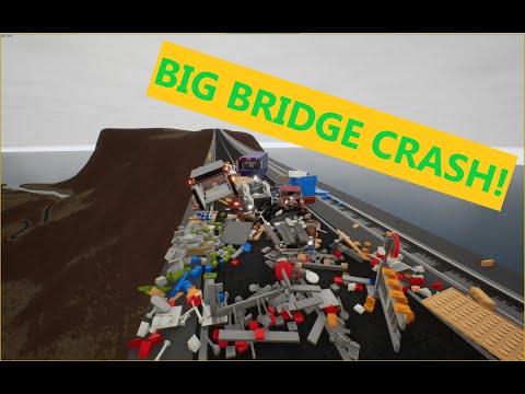 Steam Community :: Video :: BIG CAR CRASH ON CANYON BRIDGE!! [Brick ...