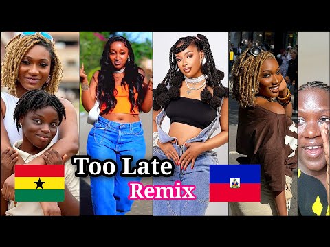 New Trending Tiktok Dance challenge 🔥 Wendy Shay - Too Late "Remix" Ft Bedjine, Guchi & Phina