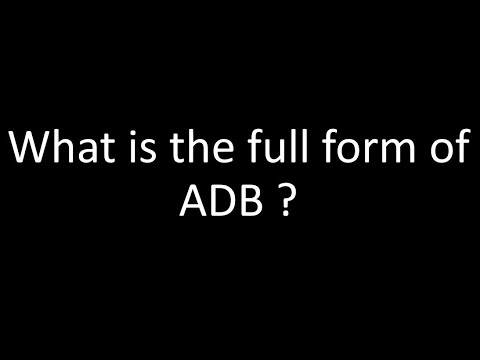 #Quiz #Abbreviation II What is the full form of #ADB