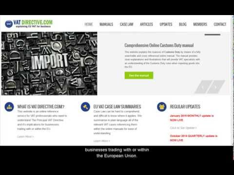 Welcome to VATDirective.com - The EU VAT Directive Information Service