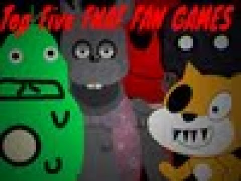 Playing top 5 FNAF FAN GAMES ON SCRATCH