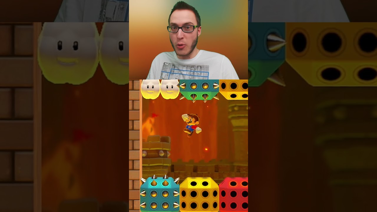 Super Mario Maker 2 CHALLENGE! Beat my HARDEST LEVEL! #Shorts #SuperMario #Mario