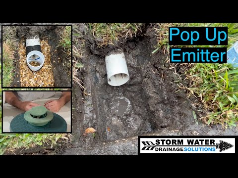 Pop Up Emitters - Yard Drainage Discharge - FDM