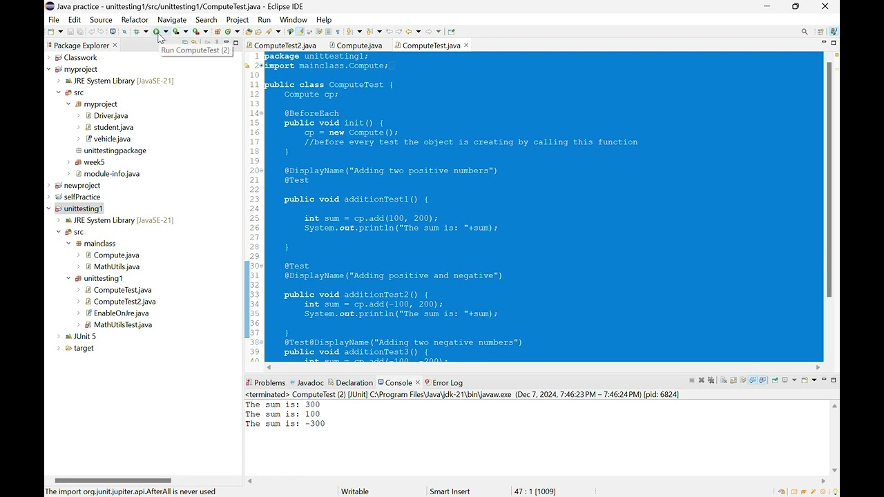 How to solve junit error in eclipse!! Junit not working?