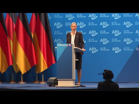 Video | Germany's far-right AfD co-leader Alice Weidel vows to 'close ...