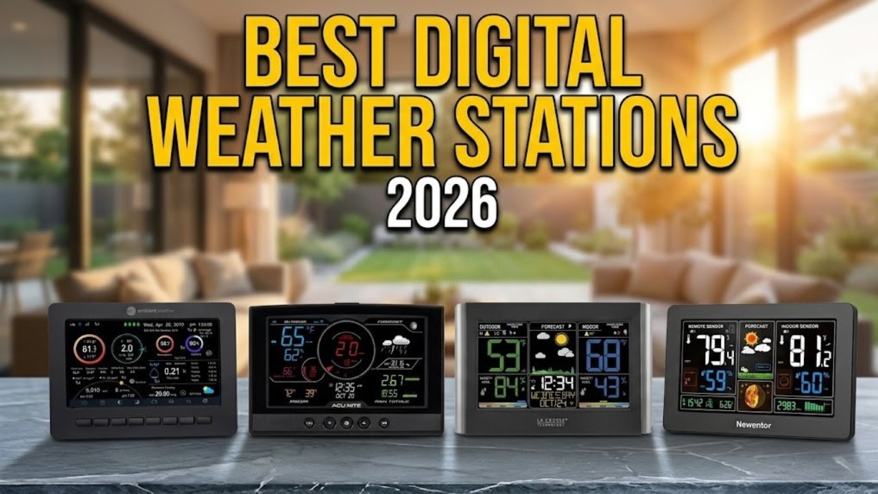 ▶️ Best Digital Weather Stations 2026 - Ultimate Home Weather Guide