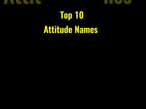 Top 10 Attitude Name IN Free Fire