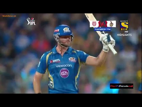 IPL 2014 | M. 56 | MI vs RR | MI Batting | Highlights | MI Chasing 190 Runs in 14.4 Overs