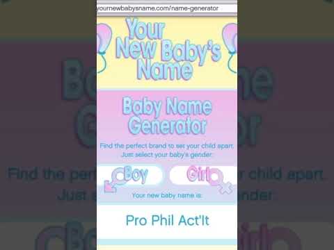 GTA’s Hilarious baby name generator