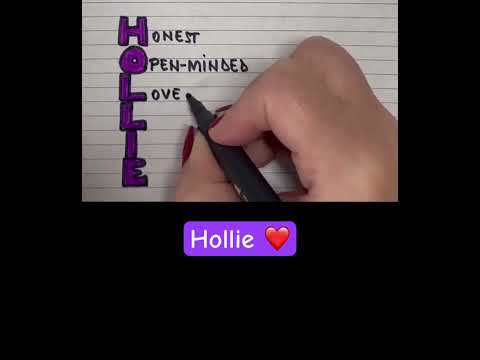 Meaning of the name HOLLIE #meaning #name #hollie