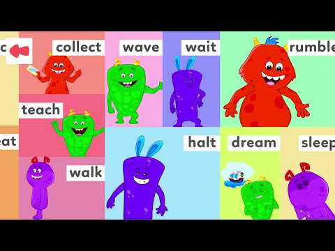 Spell and Read: Puzzle Game for Kids to Learn Reading and Spelling(Action Words 1)