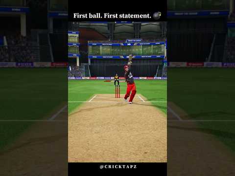 This morning we introduced him.Tonight? He introduces himself. 💣 #cricket #shorts #dreamcricket25