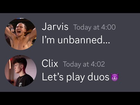 Clix plays Fortnite with Jarvis (HE'S UNBANNED)