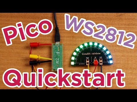 How to use WS2812B RGB LEDs with Raspberry Pi Pico - Video Tutorial ...