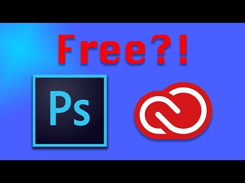 How to get Photoshop for FREE as a Student or Educator!!