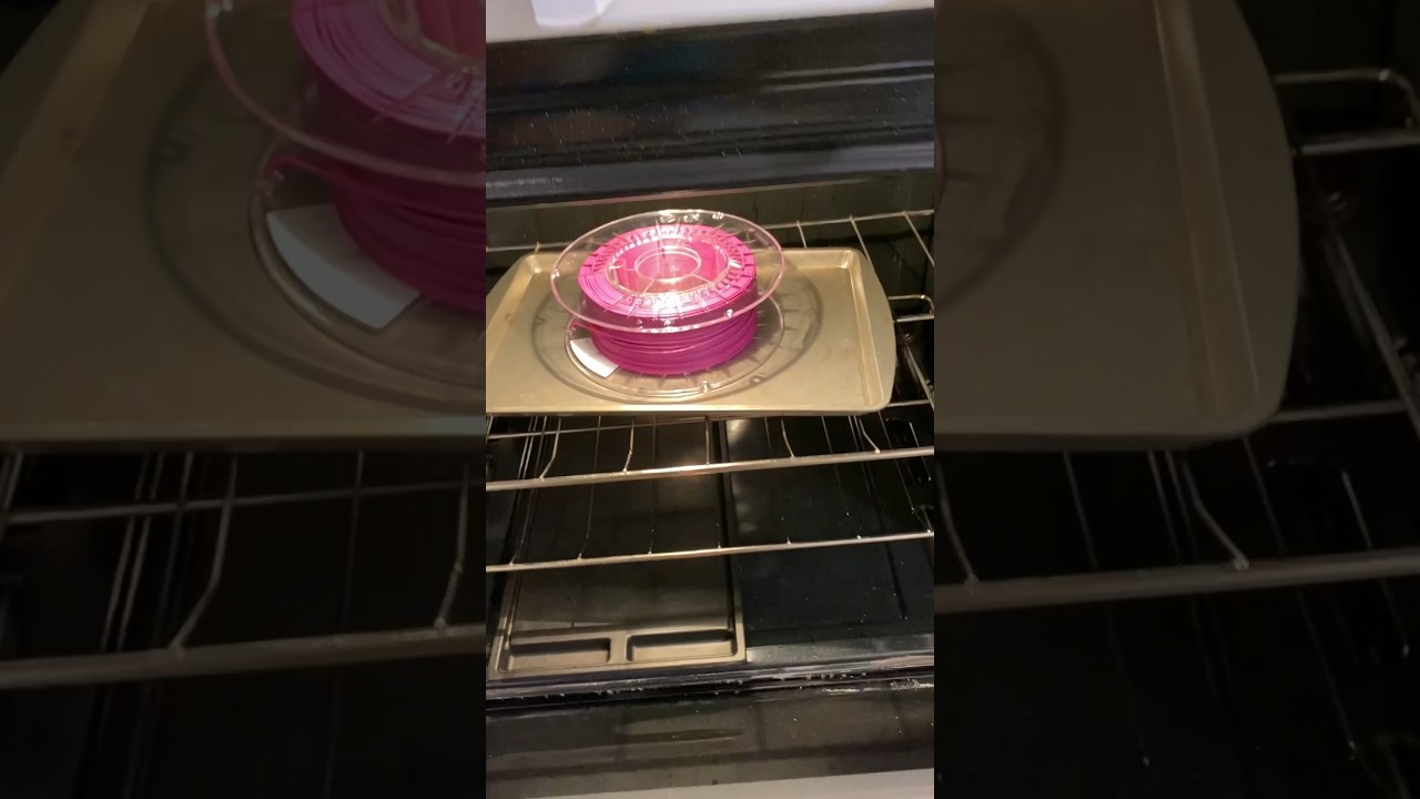 Cooking your filament in the oven 🫠 will it melt?