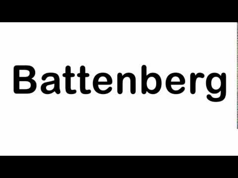 Battenberg Word Pronunciation