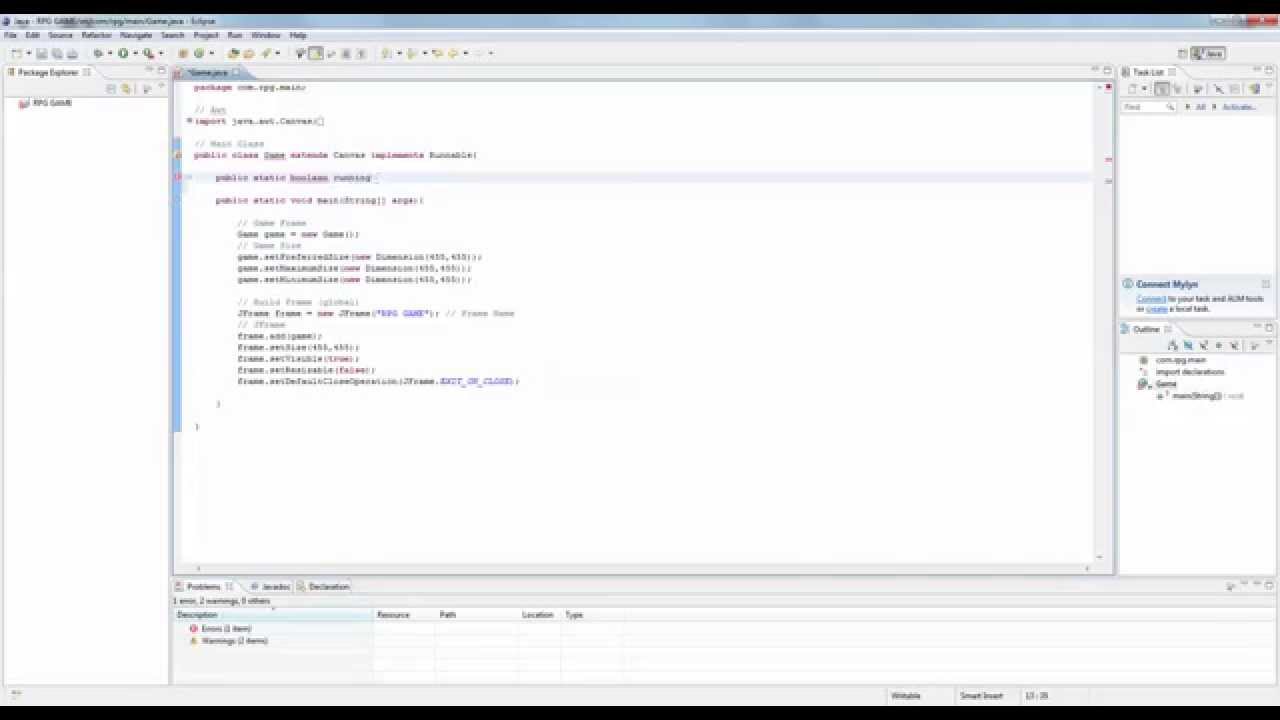 Java 2D Game Programming RPG Tutorial - Part 2 - New function's