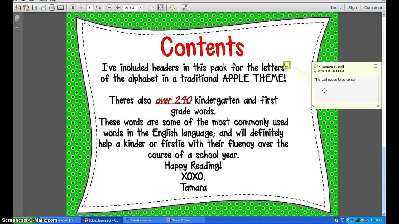 Tech Tips with Tamara: Editing a PDF Document