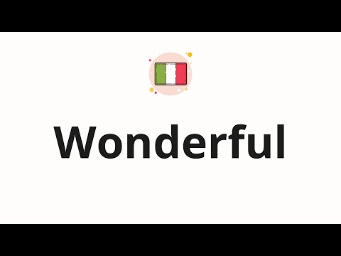 How to pronounce Wonderful