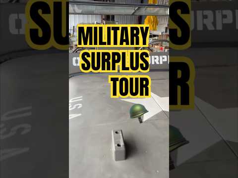 MILITARY SURPLUS Tour! Army Surplus Stores Are So AWESOME!