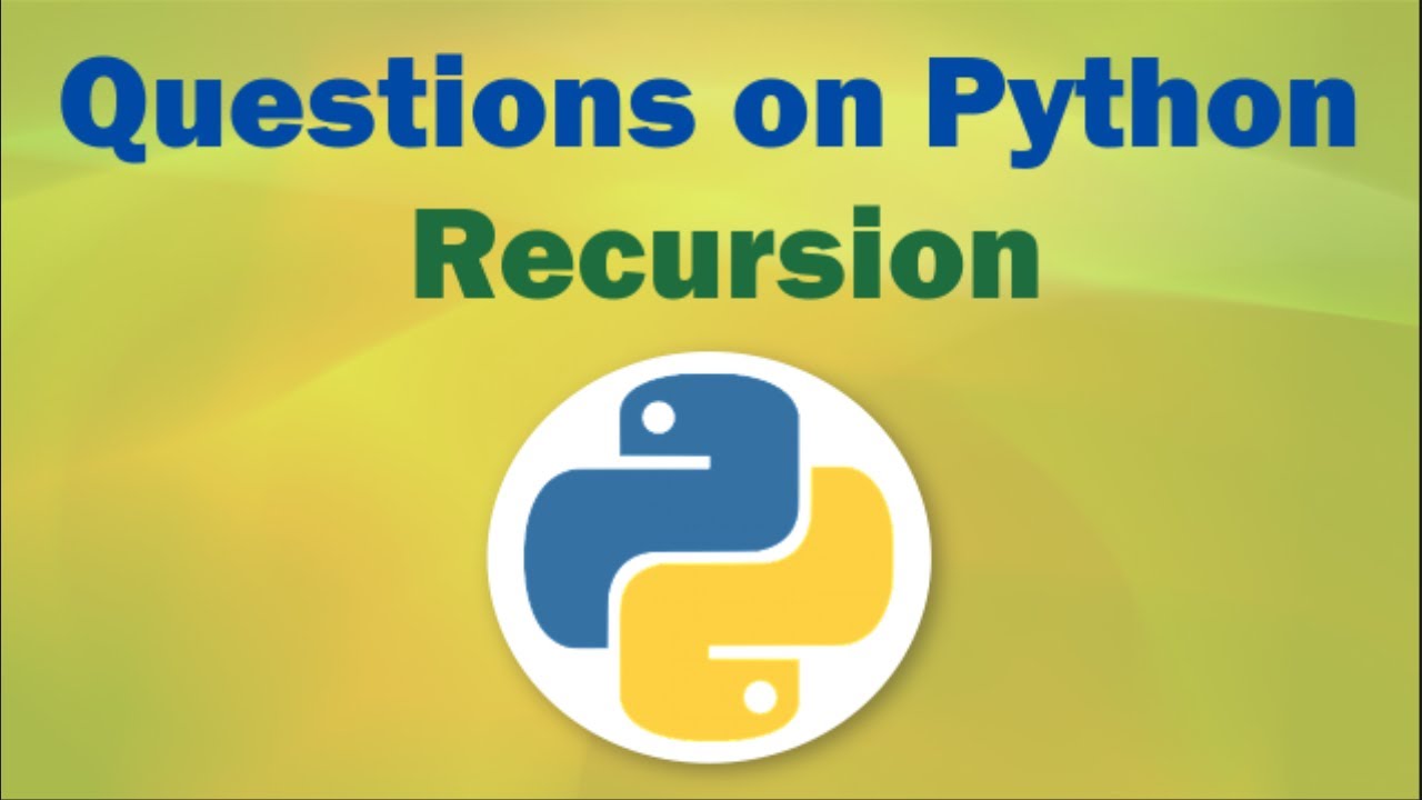 Recursion in Python