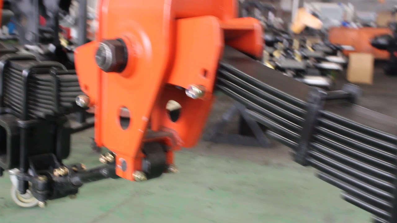 High Strength Trailer Leaf Spring Suspension For Semi Trailer Parts